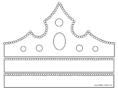 Free printable crown template Pdf Crown to print