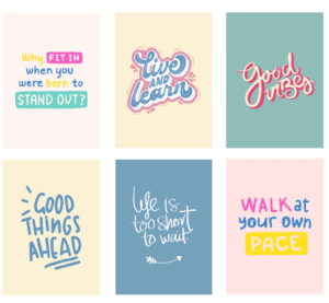 Self Love Free printable affirmation cards to print for free