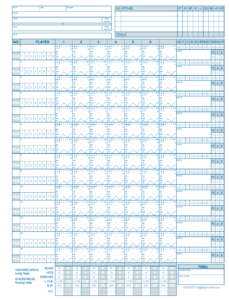 Collection of free printable Baseball scorecard pdf / Scorecard ...